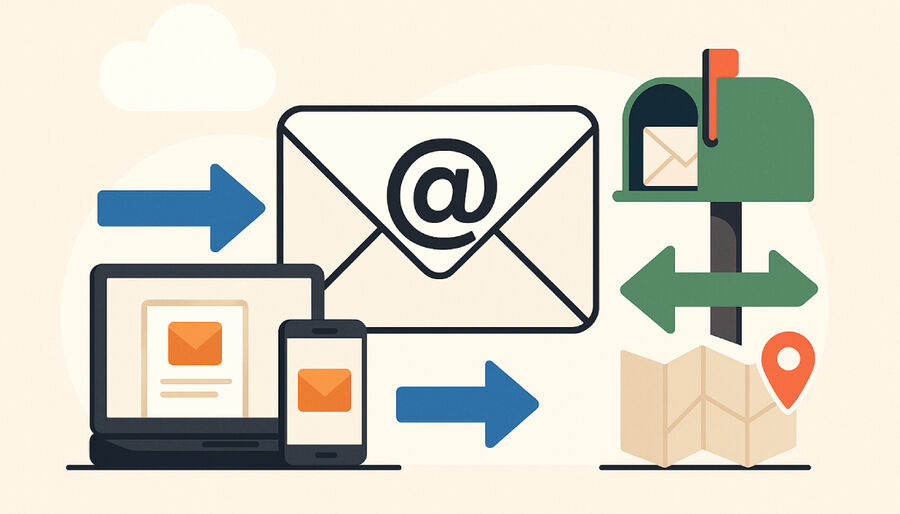 Explicación del reenvío temporal de correo: Soluciones digitales y ...